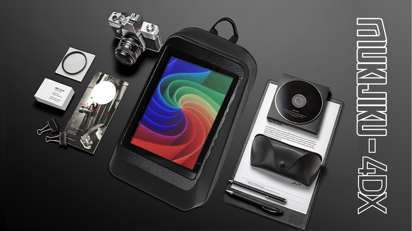 日本独占販売★高解像度＆高照度LEDパネル搭載バックパック「MUKIJIKU-4DX」MAKUAKEにてクラウドファンディング開始 | 株式会社MUKIJIKUのプレスリリース