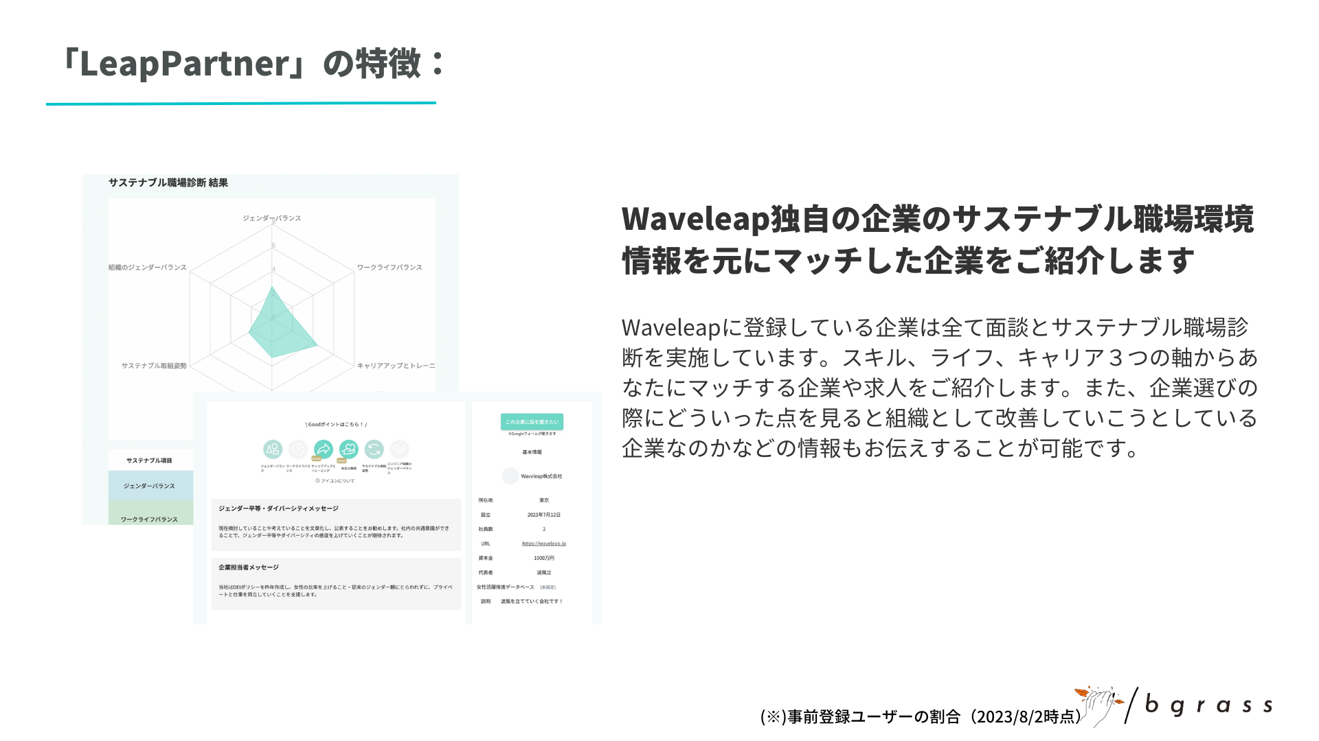 Waveleapの転職キャリアサポート「LeapPartner」が9月4日スタート | bgrass株式会社のプレスリリース