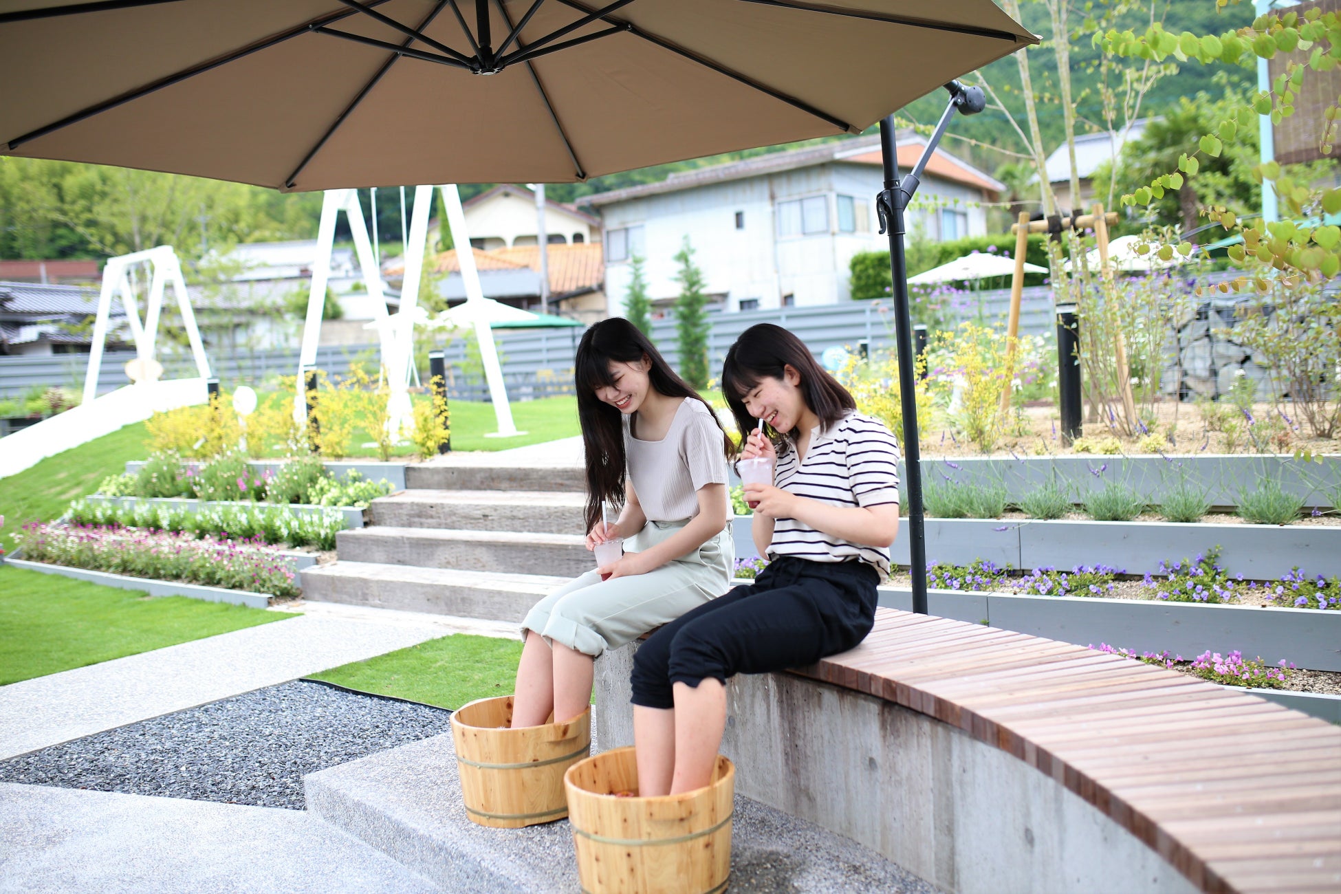 原価率100%超!岡山の桃とぶどうを堪能できる幻の「岡山フルーツ狩りパフェ」1日5食限定 岡山・農園カフェ湯郷で9月2日土よりスタート