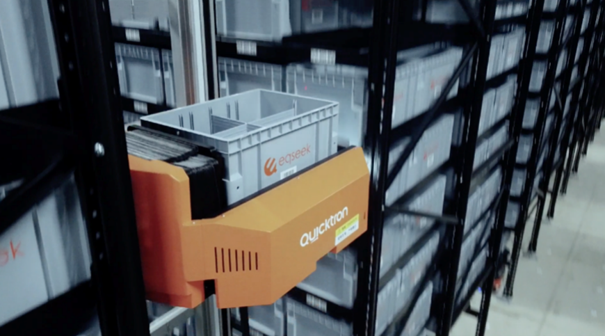 フルフィルメントサービスを展開するエクシークが、Quicktron社と提携し、国内初のダブルディープ吸盤AIロボットQuickBin®を導入 ...