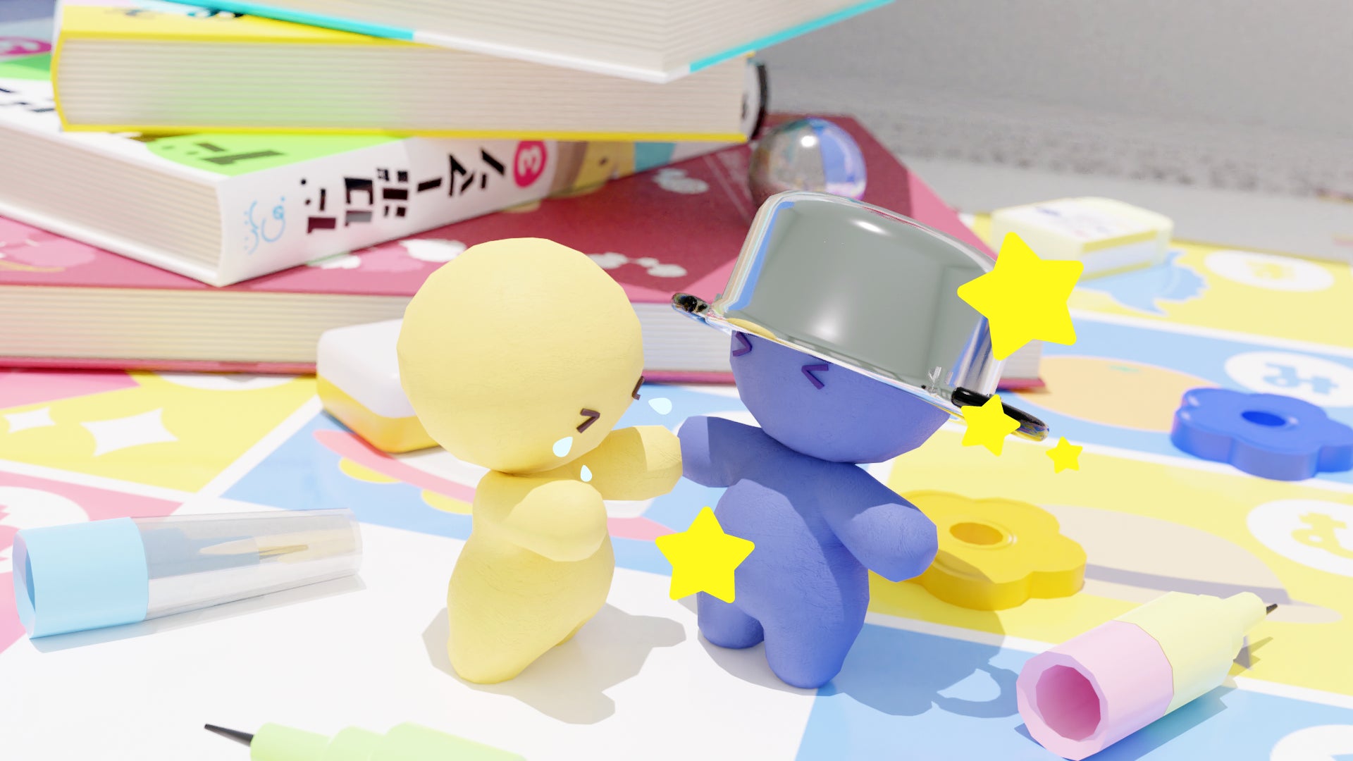「ぬすんであそぼ!ドロボー幼稚園」7月7日に新ステージ「だれかのべんきょうづくえ」を追加! ゲームハック