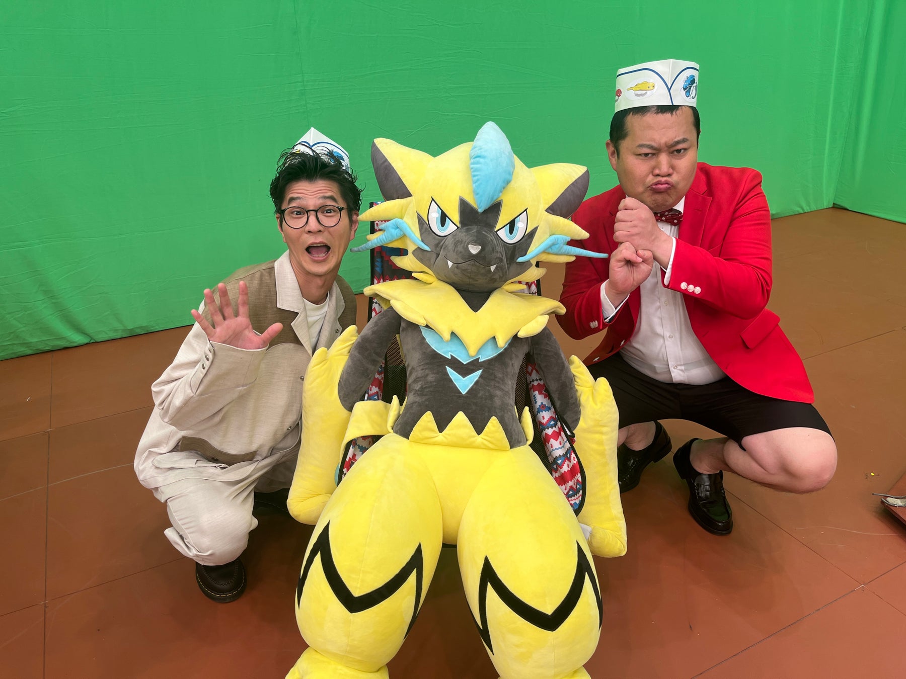 ポケモン大好き藤田ニコルさんがポケどこに初登場! お笑い芸人・モグライダーと一緒に、大人気のポケモン・シャリタツとヘイラッシャにちなんだゲーム