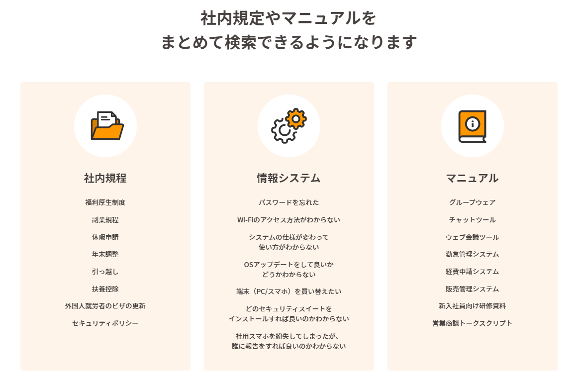 総務、情シス、人事などのバックオフィス業務をDX化！革新的な社内FAQ「Helpfeel Back Office」をリリース | 株式会社Helpfeelのプレスリリース