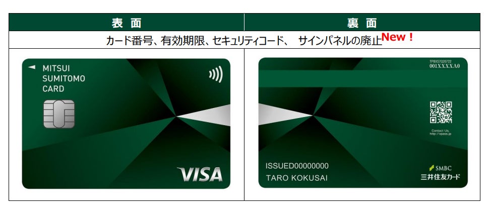 三井住友カードのナンバーレスが、 サインパネルレス”に Money Zone マネーゾーン