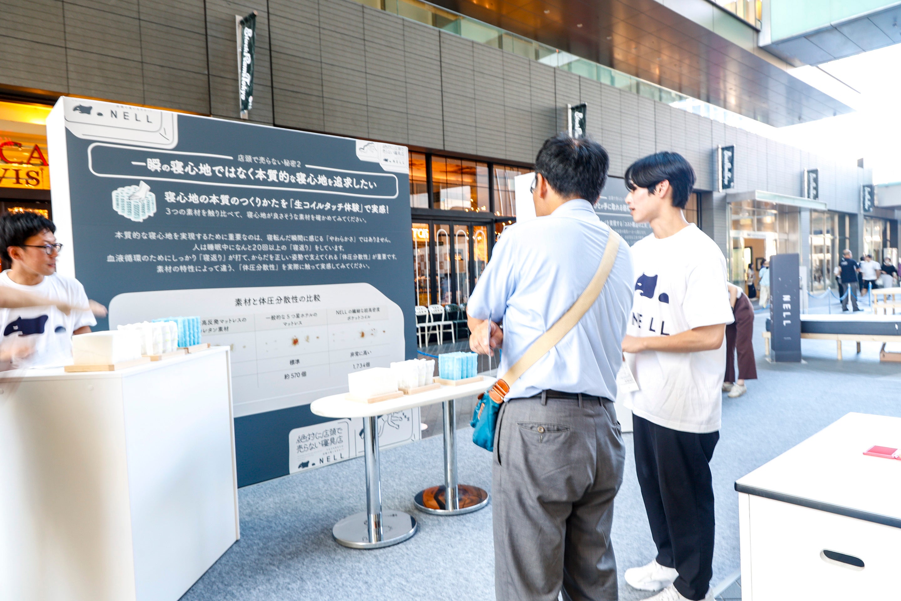 「絶対に店頭で売らない寝具店 by NELL」3日間開催で1,300人を超える来場！半数以上がマットレスのWEB購入を支持 | 株式会社Morghtのプレスリリース