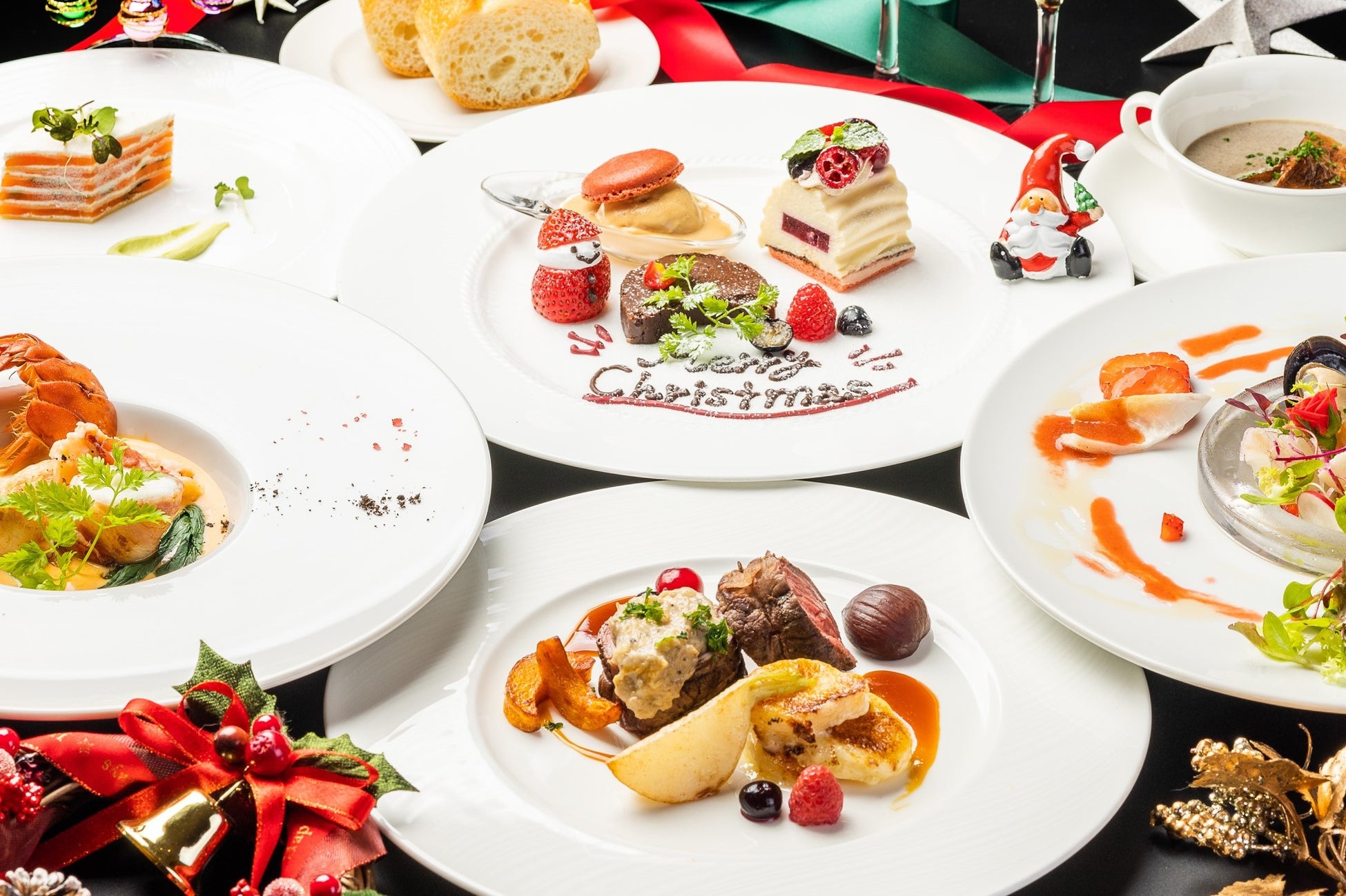 大切な人とのクリスマスに、ホテルレストランでコース料理を/ザ ロイヤルパークホテル 広島リバーサイド グルメプレス