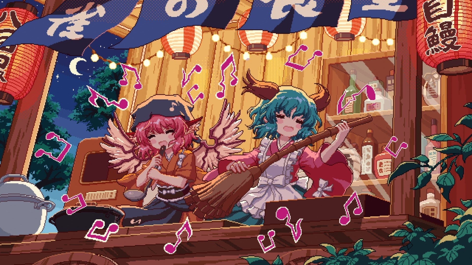 「東方project」ファン必見!居酒屋経営シミュレーション『とうほう夜雀食堂』がswitch版で2024年配信決定!幻想郷の住人との