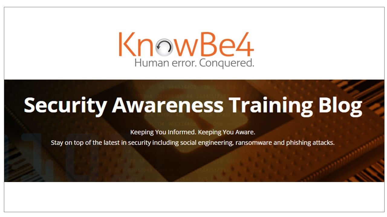 KnowBe4が、KnowBe4セキュリティ意識向上トレーニング・ブログを適時翻訳して、FacebookとTwitterで日本語要約を配信 | KnowBe4 Japan 合同会社のプレスリリース
