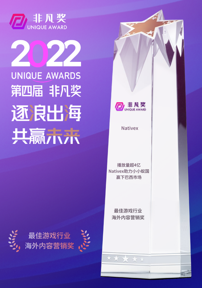 Nativexは「Unique Awards」等を受賞、グローバルマーケティング事業をさらに拡大 | Nativex LLC.のプレスリリース