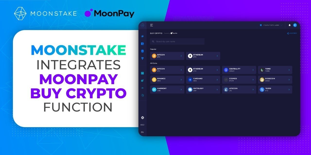 Moonstake、MoonPayのサービス統合を発表。簡単、安全に暗号資産を購入可能に | Blockstake株式会社のプレスリリース