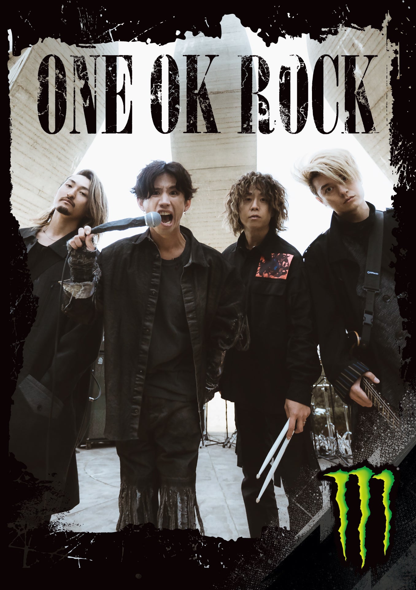 新曲「Save Yourself」のMVを会場モニターにて常時放映 モンスターエナジー × ONE OK ROCK ポップアップスペースが7 ...