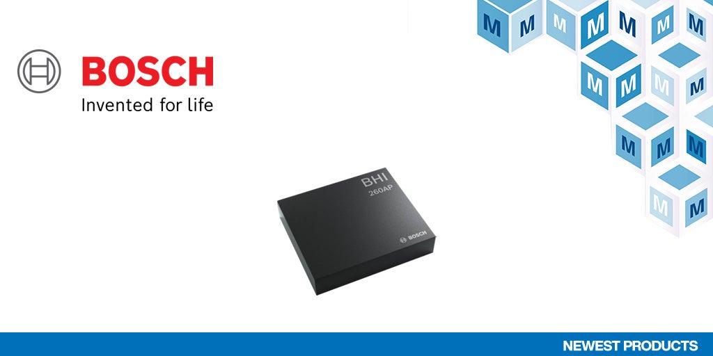 マウザー、Boschの「BHI260AP フィットネストラッキング用自己学習型AIスマートセンサー」の取り扱いを開始 | Mouser ...