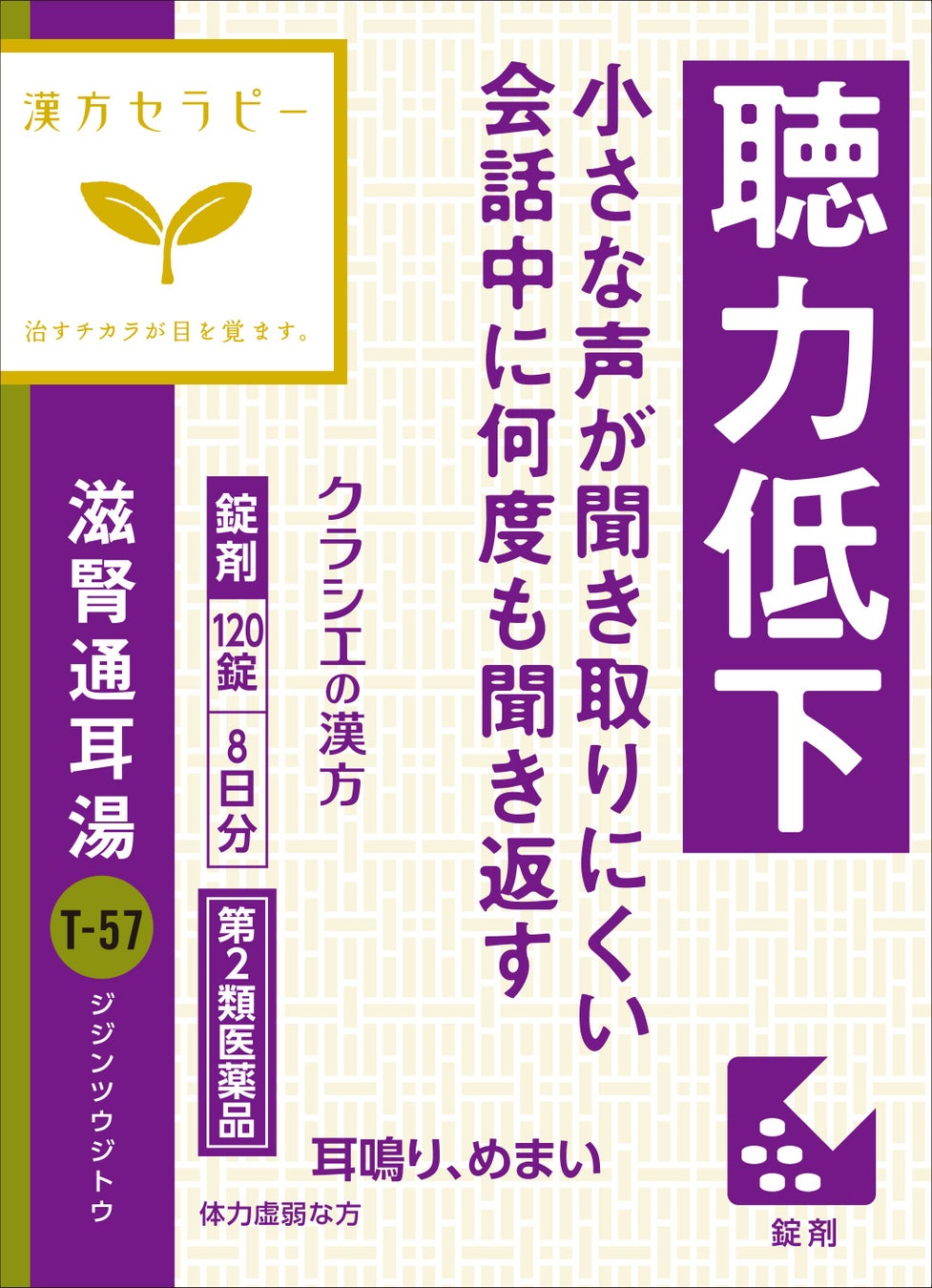 小さな声が聞き取りにくい、会話中に何度も聞き返す「聴力低下」に 漢方セラピーシリーズから「滋腎通耳湯(じじんつうじとう)」を新発売