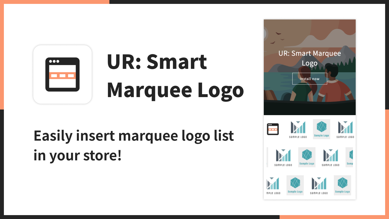 【海外向け】EC 拡張アプリ「UR: Smart Marquee Logo」を、株式会社 UnReact がリリース | 株式会社UnReactのプレスリリース