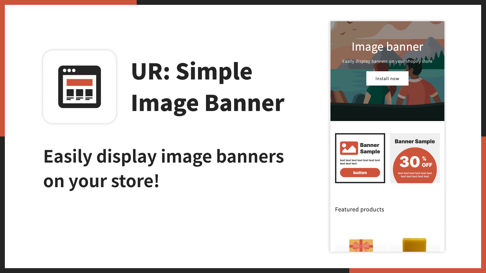 【海外向け】 EC 拡張アプリ「UR: Simple Image Banner」を、株式会社 UnReact がリリース | 株式会社UnReactのプレスリリース