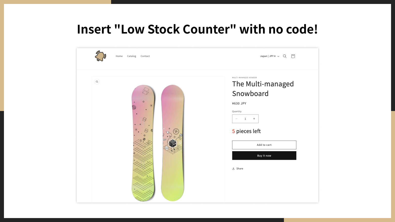 【海外向け】EC アプリ「UR: Smart Low Stock Counter」を、株式会社 UnReact がリリース | 株式会社UnReactのプレスリリース