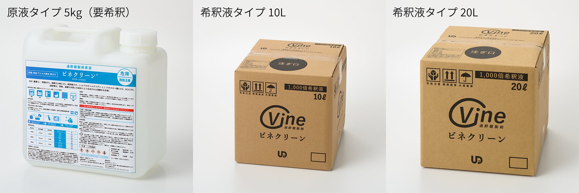 人と環境に優しい除菌剤「過酢酸製剤ビネクリーン」を発売開始 グルメプレス