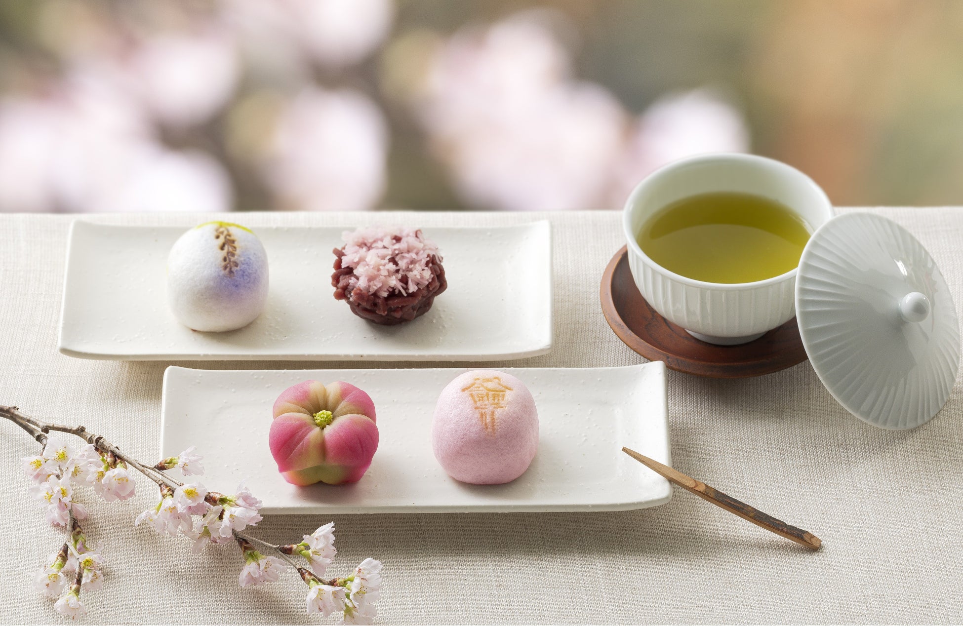 【オンラインショップ限定】2月20日より、春のうららかな季節や京都桜の情景を先取り。春限定「上生菓子四季撰 京の春”」を150箱限定で新発売