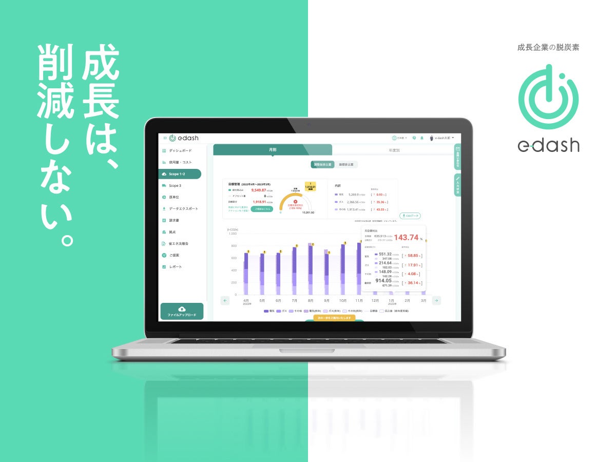 【事例公開】イトーキが95拠点でCO2可視化サービス「e-dash」を導入した理由は | e-dash株式会社のプレスリリース